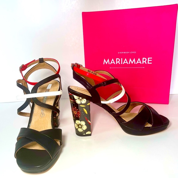 Maria Mare | Shoes | Maria Mare Chunky Heel Sandals | Poshmark